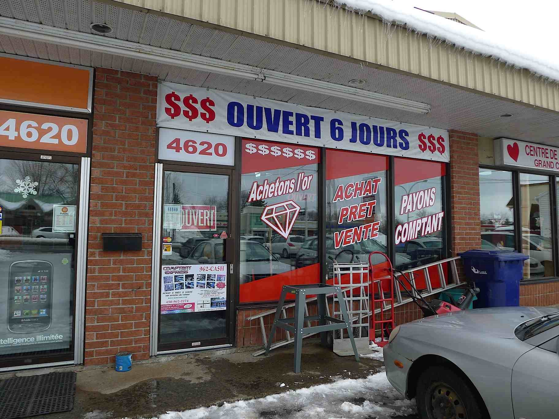 Locations Hub - Pawn shop comptant express